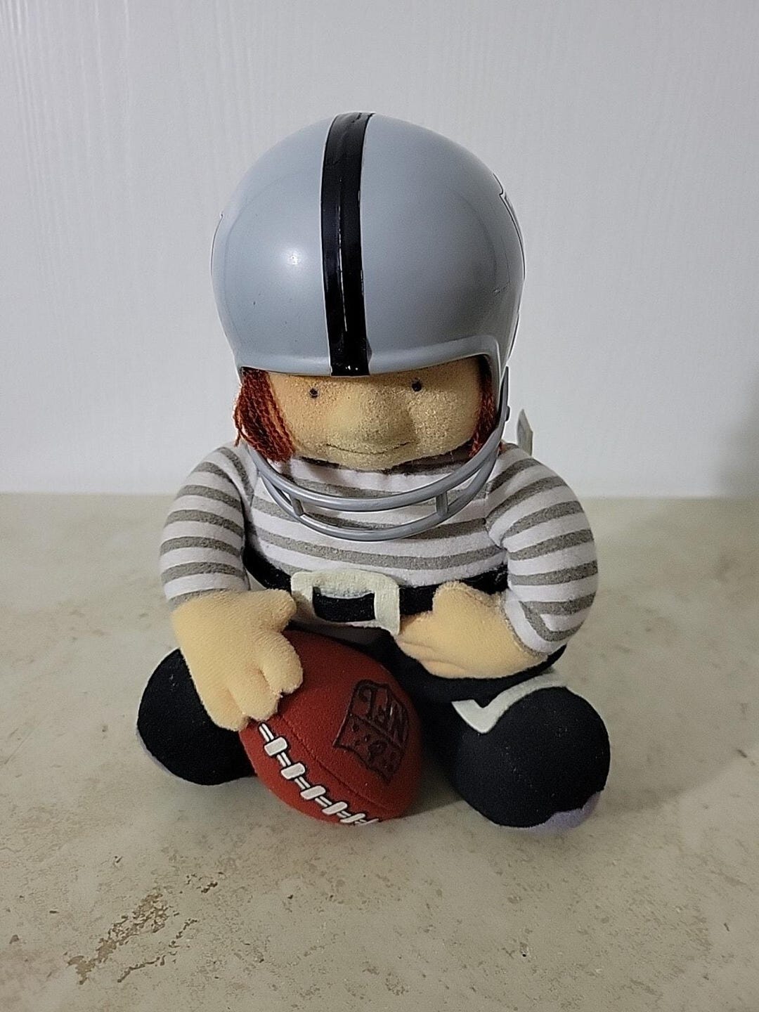 Vtg 1983 Raiders NFL Huddles 7.5” Plush L.A. Raiders Football Las Vegas ...