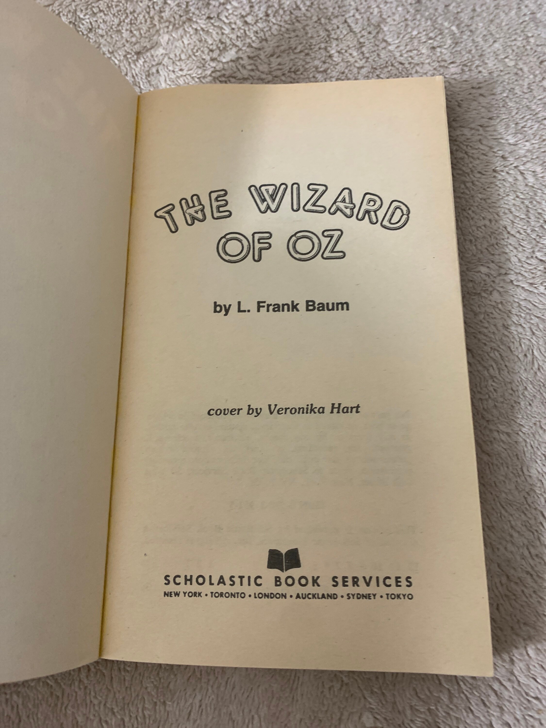 The Wizard of Oz by L. Frank Baum Scholastic Inc. - Etsy