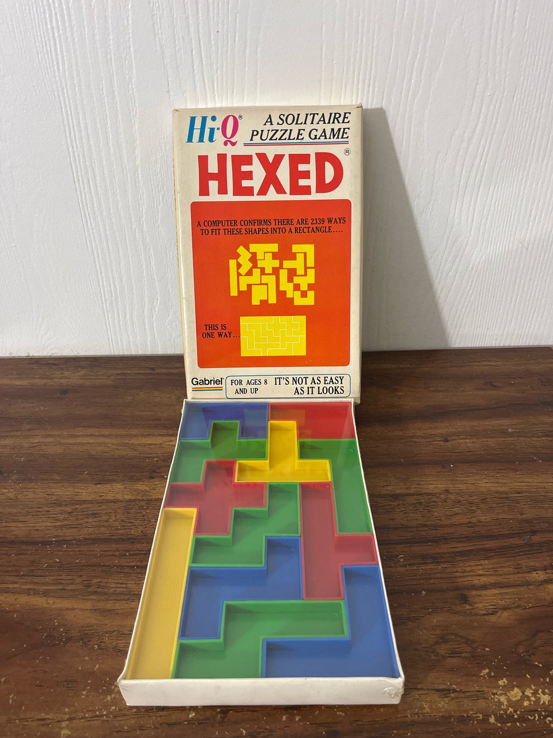 Vintage Hi Q Hexed A Solitaire Puzzle Game 1975 Gabriel - Etsy