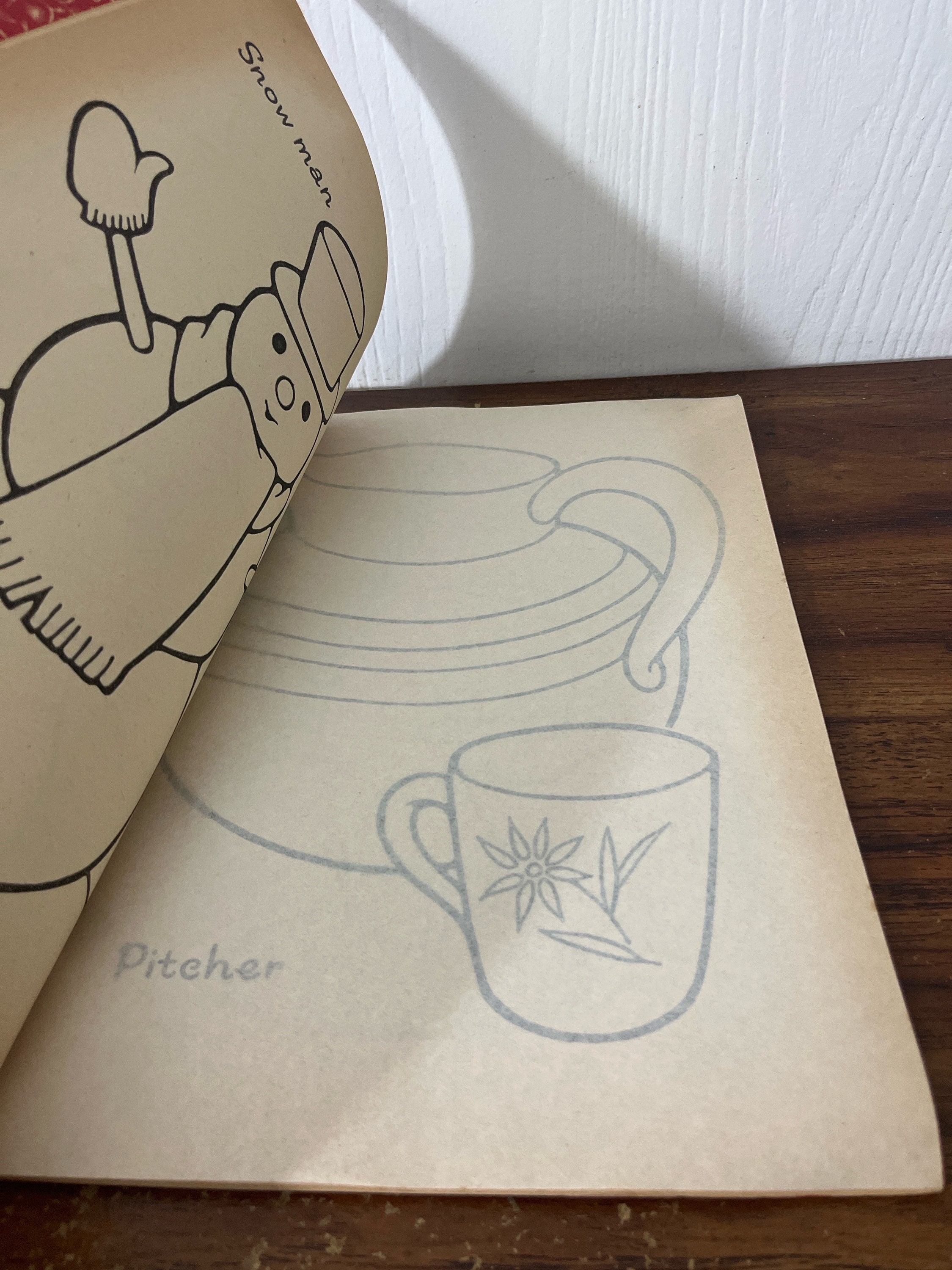 1955 Trace and Color Coloring Book (vaughan) Whitman- Unused Very Good ...