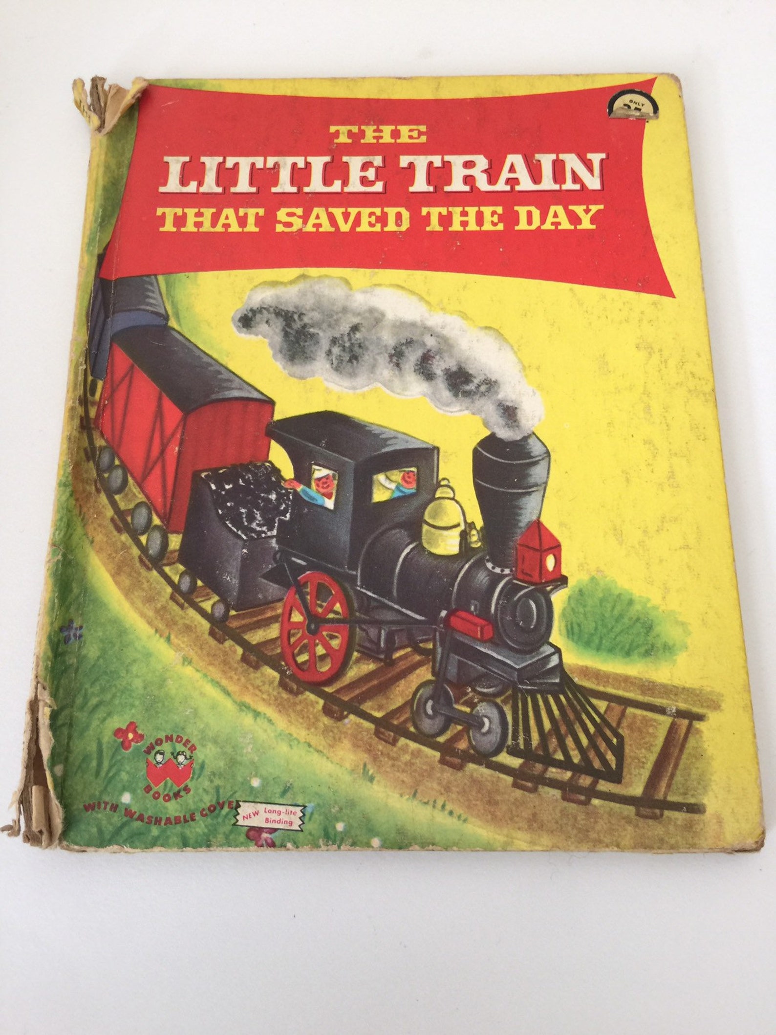 Vintage the Little Train That Saved the Day Childrens Book Wonder Books ...