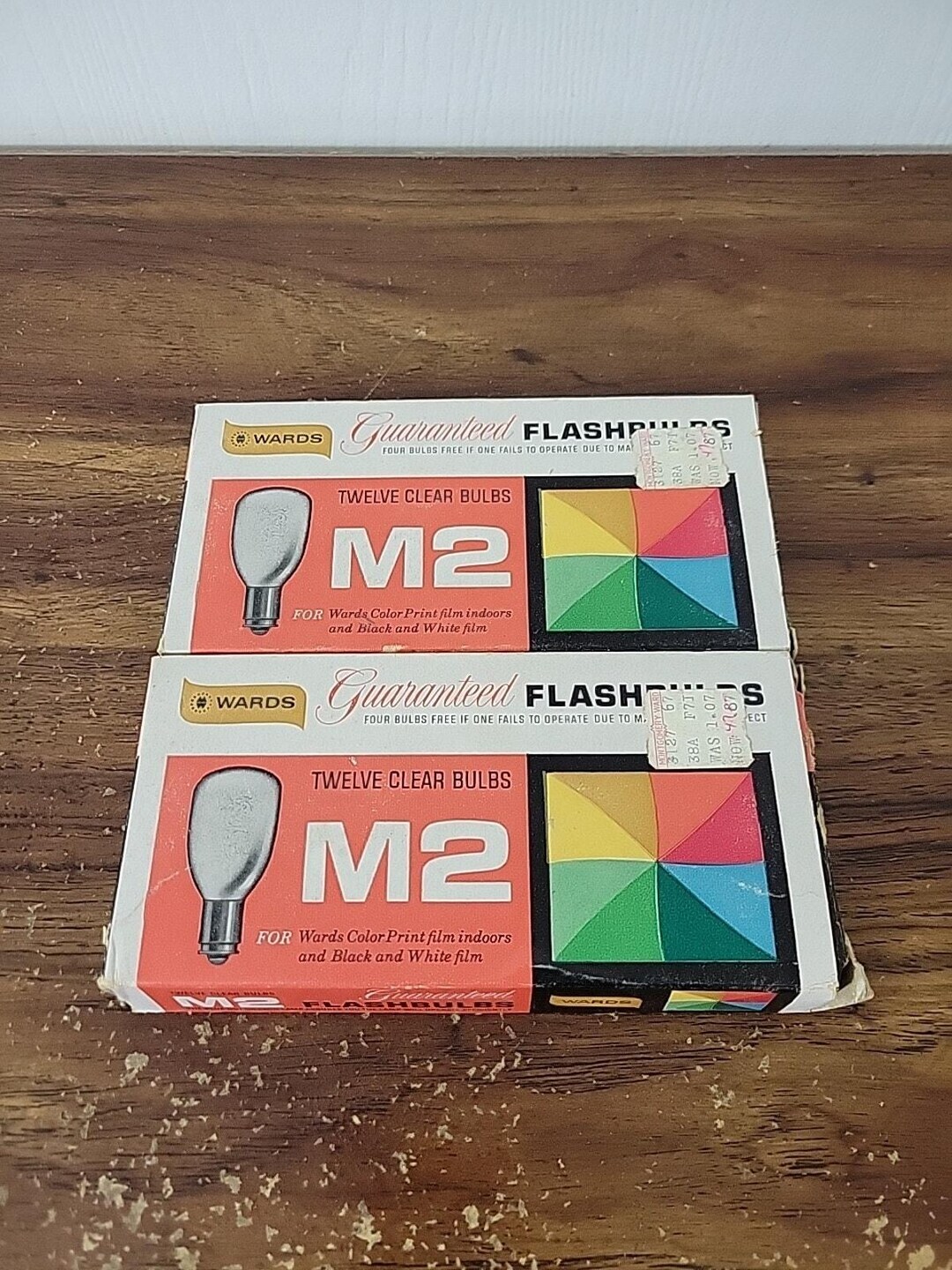Vintage Montgomery Wards Flashbulbs M2 12 Bulbs in Orignal Box Lot of 2 ...