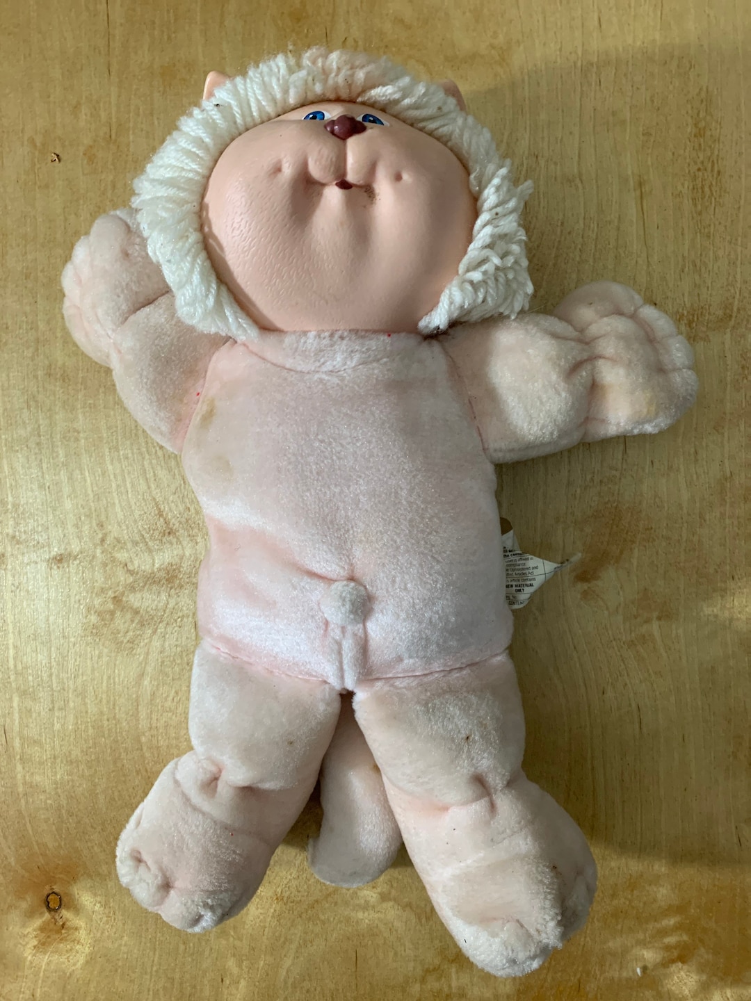 Cabbage Patch Koosas 1983 14.5 VTG Blond / Pink Yarn Hair Blue Eyes - Etsy