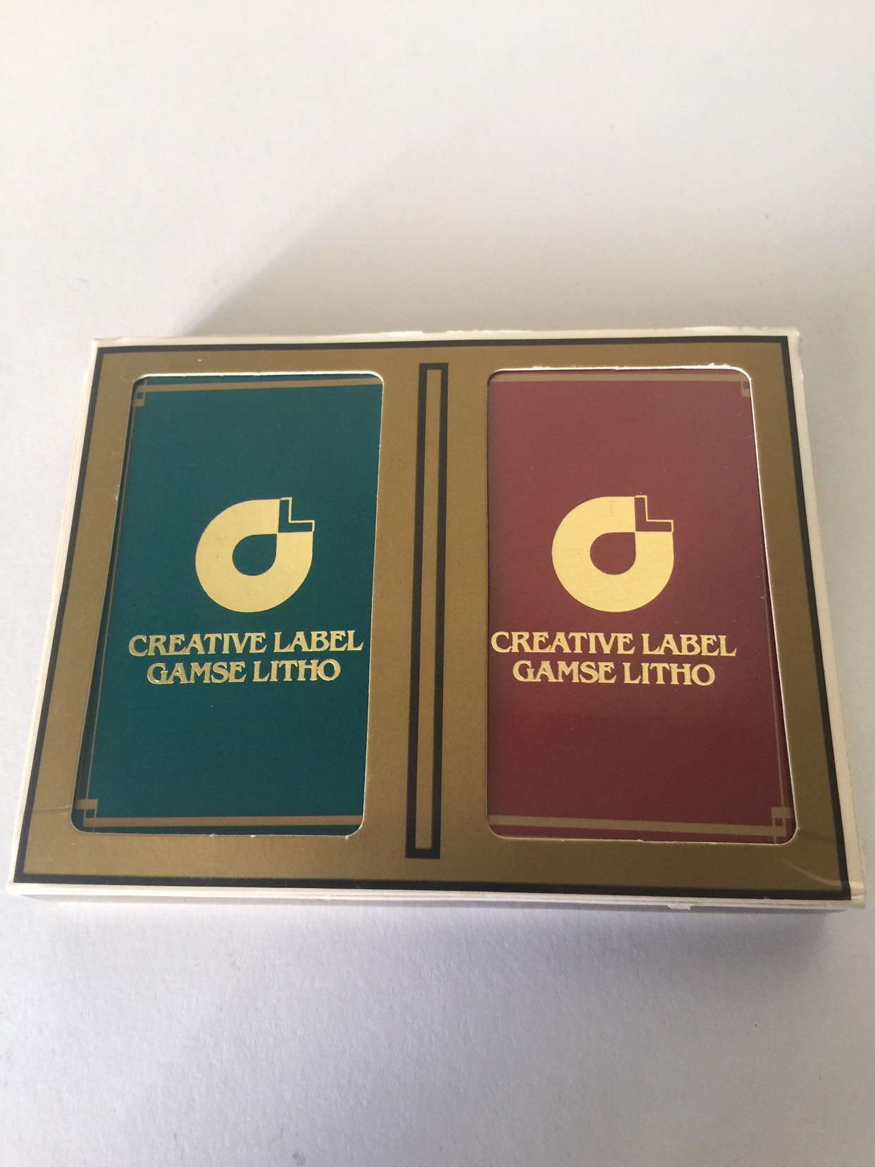 Gemaco Bridge Playing Cards Creative Label Gamee Litho - Etsy México
