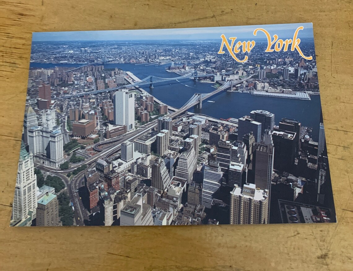 Vintage Post Card New York City New York - Etsy
