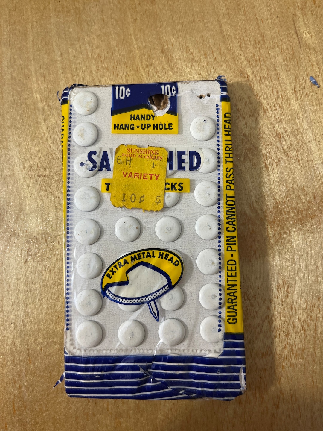 Vintage Saf-head Thumb Tacks American Tack - Etsy