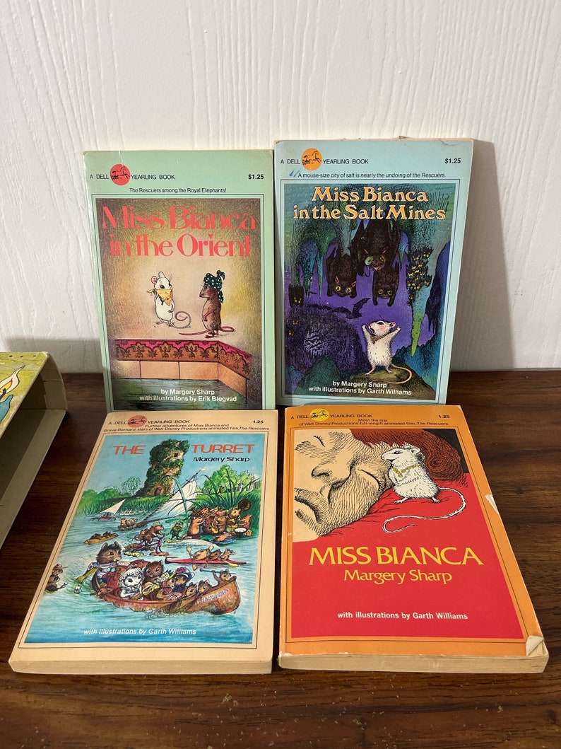 Miss Bianca and the Rescuers Complete Book Set by Margery Sharp Vintage ...