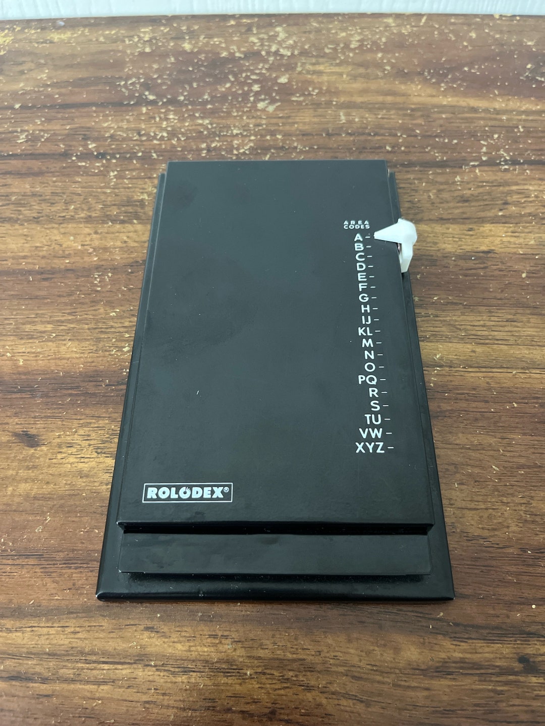 VTG Rolodex Hercules Flip up Address Phone Office Desk Supply 7” X 4 ...