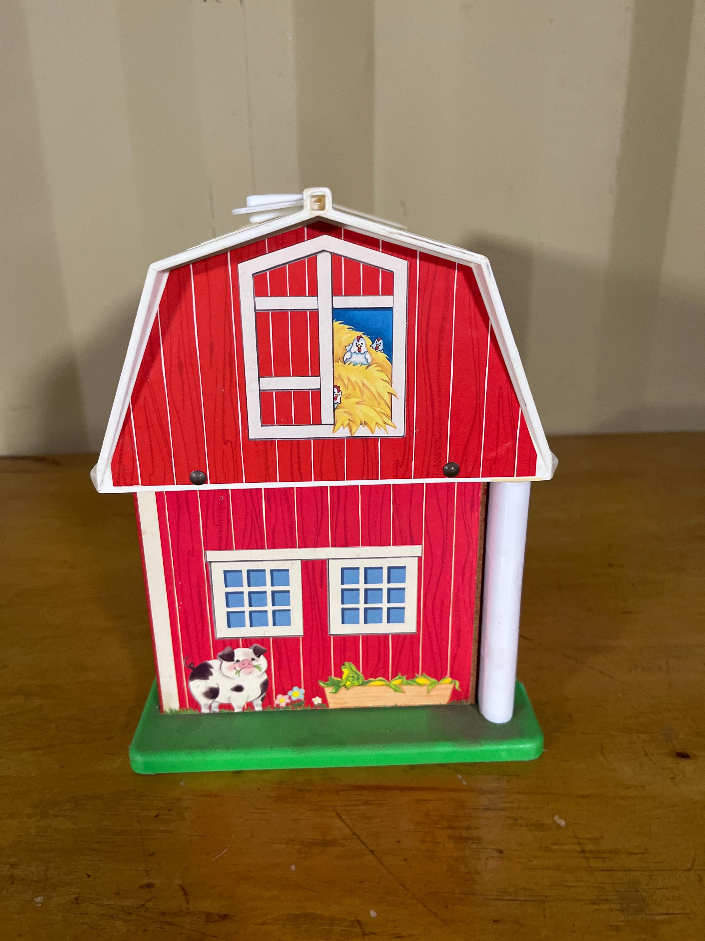 1986 Fisher Price Little People Barn Farm Play Set #2501 Vintage Made ...