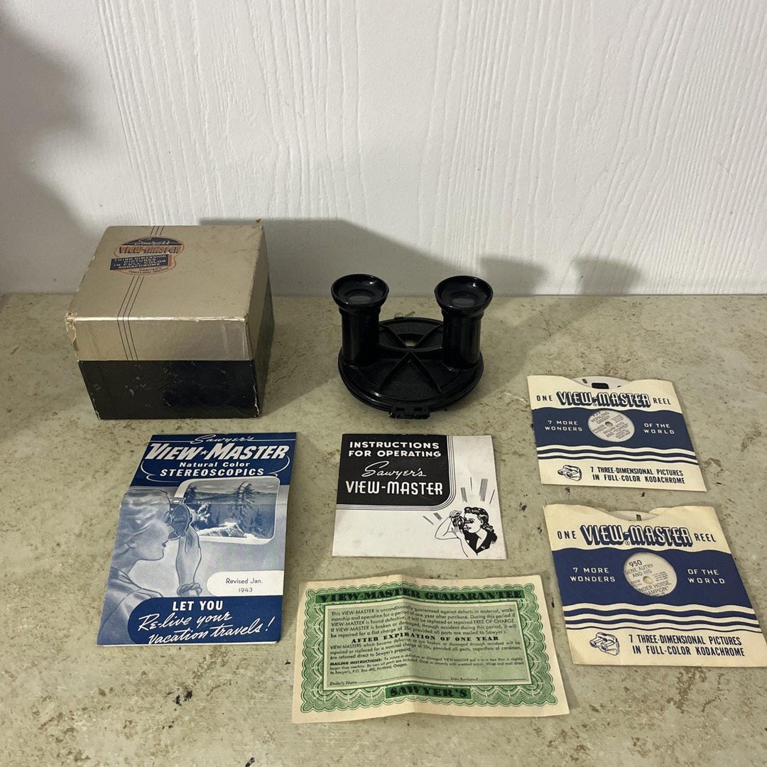 Vtg Sawyer Unique Viewfinder With Box and Instructions - Etsy
