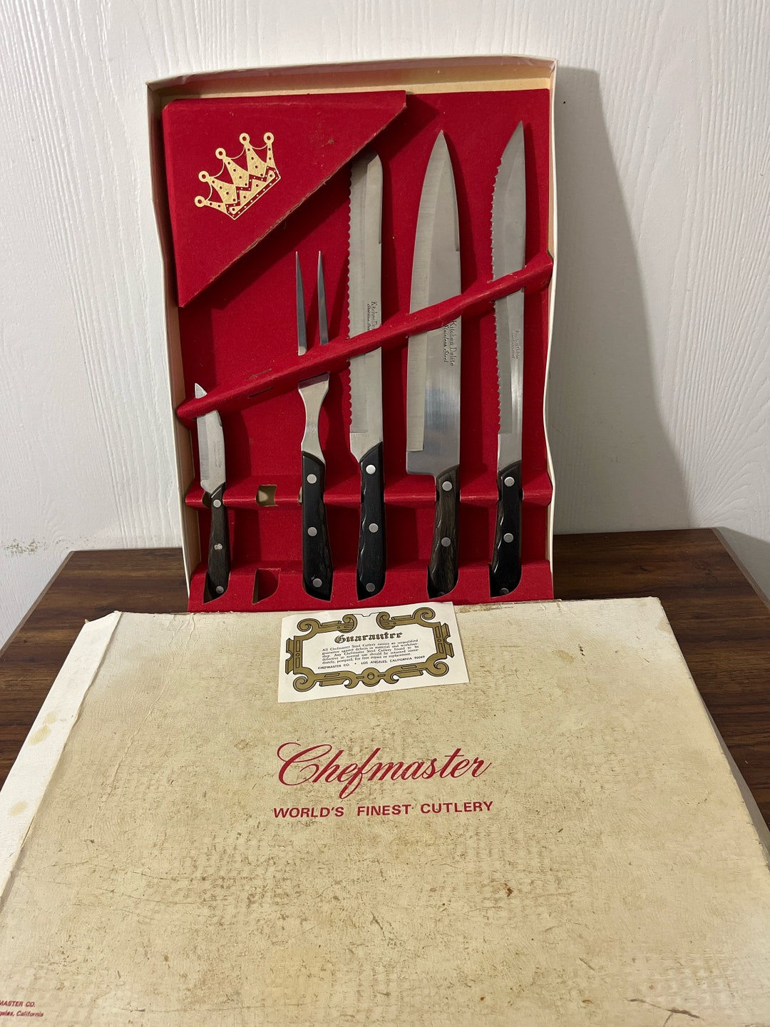 Chefmaster Kitchen Delight Stainless Steel Cutlery Five Piece Knife Set ...