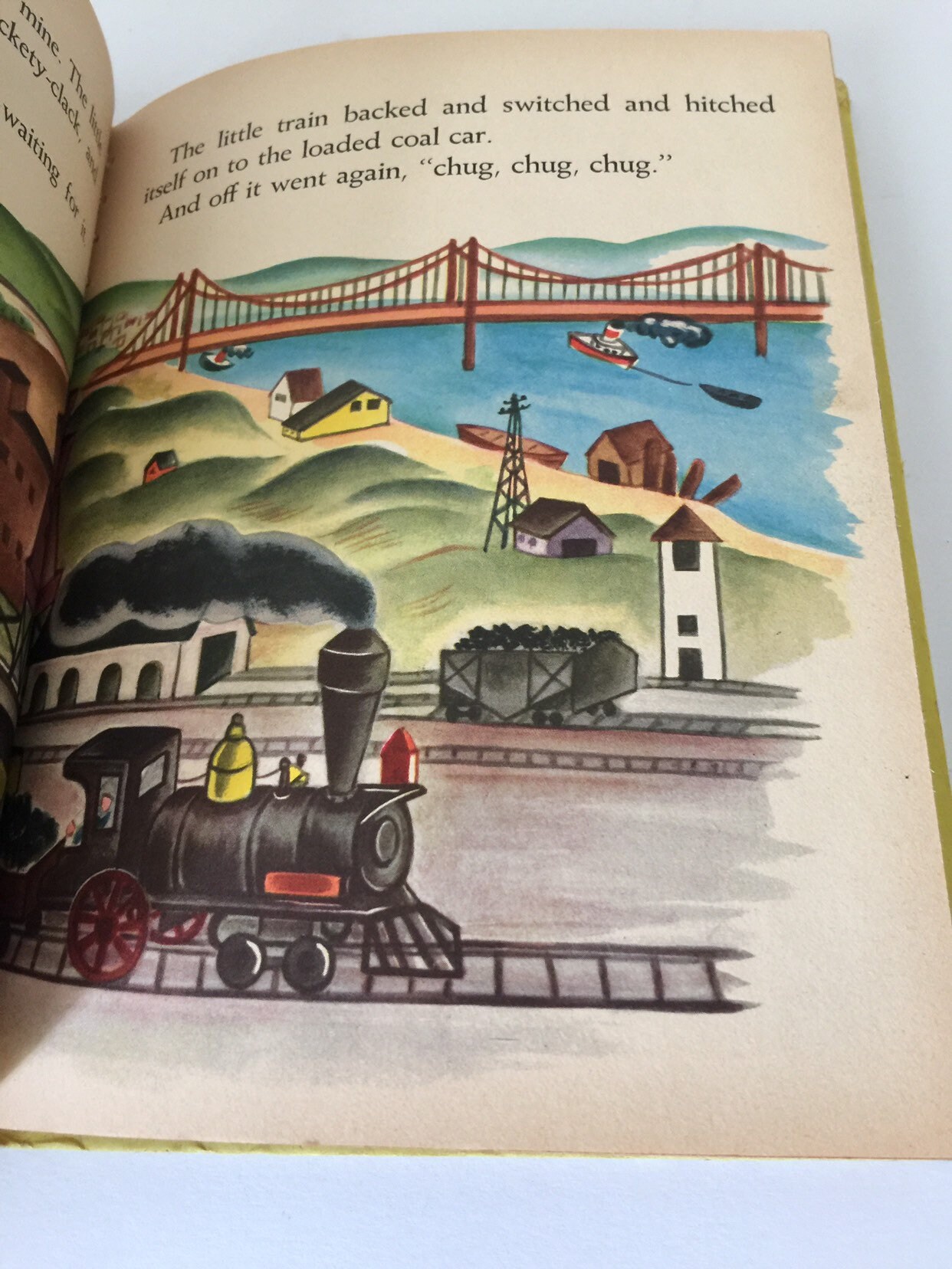 Vintage the Little Train That Saved the Day Childrens Book Wonder Books ...