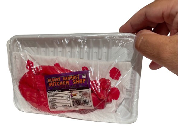 Vintage Bloody Banquet Butcher Shop RUBBER HEART Fake Blood Latex ...