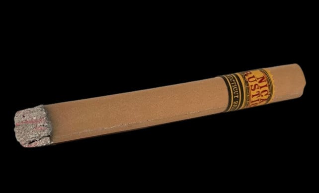 FAKE CIGAR With Real Premium Stogie Band Red Ash Glitter Magic Trick ...