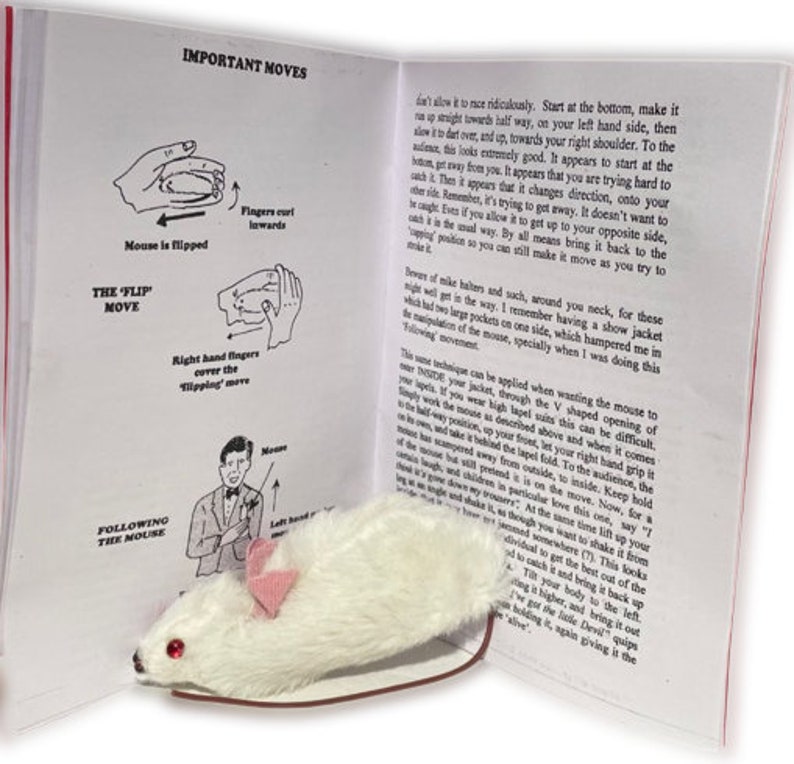 Vintage the MOUSE ANIMATION BOOK Set Booklet Magic Trick Toy Judy ...