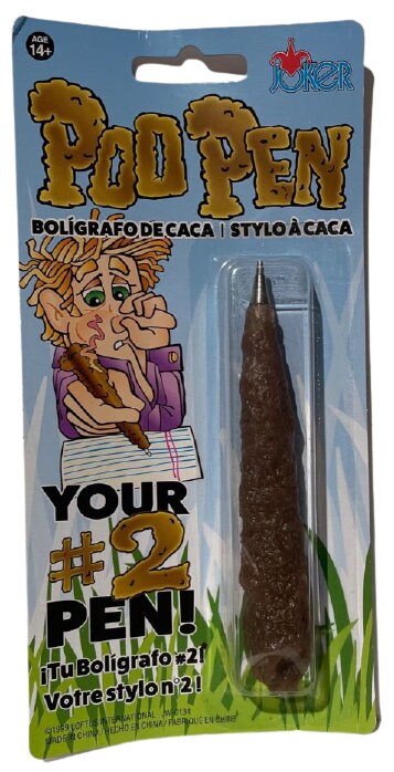 Vintage POO PEN Poop Turd Crap Fake Gross Joke Office Prank Doo Gag Dog ...
