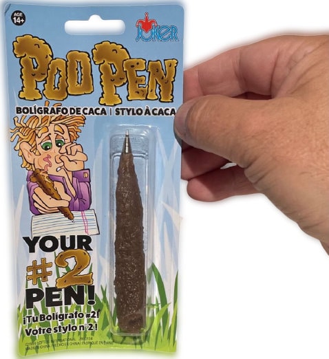 Vintage POO PEN Poop Turd Crap Fake Gross Joke Office Prank Doo Gag Dog ...