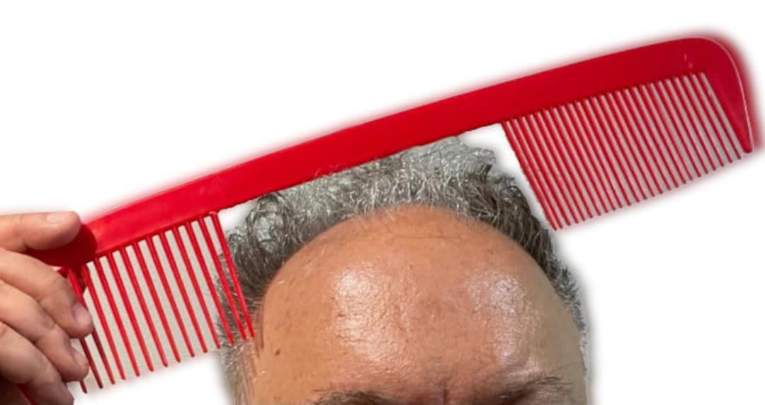 Funny Bald Man JUMBO COMB Big Over the Hill No Hair Joke Prank Gift ...