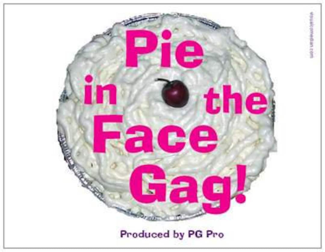 Classic PIE in the FACE GAG Throwing Clown Comedy Prop Magic Trick ...