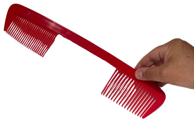 Funny Bald Man JUMBO COMB Big Over the Hill No Hair Joke Prank - Etsy