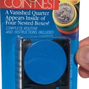 Vintage MAGIC COIN NEST Nesting Trick Set Money Pocket Vanishing ...