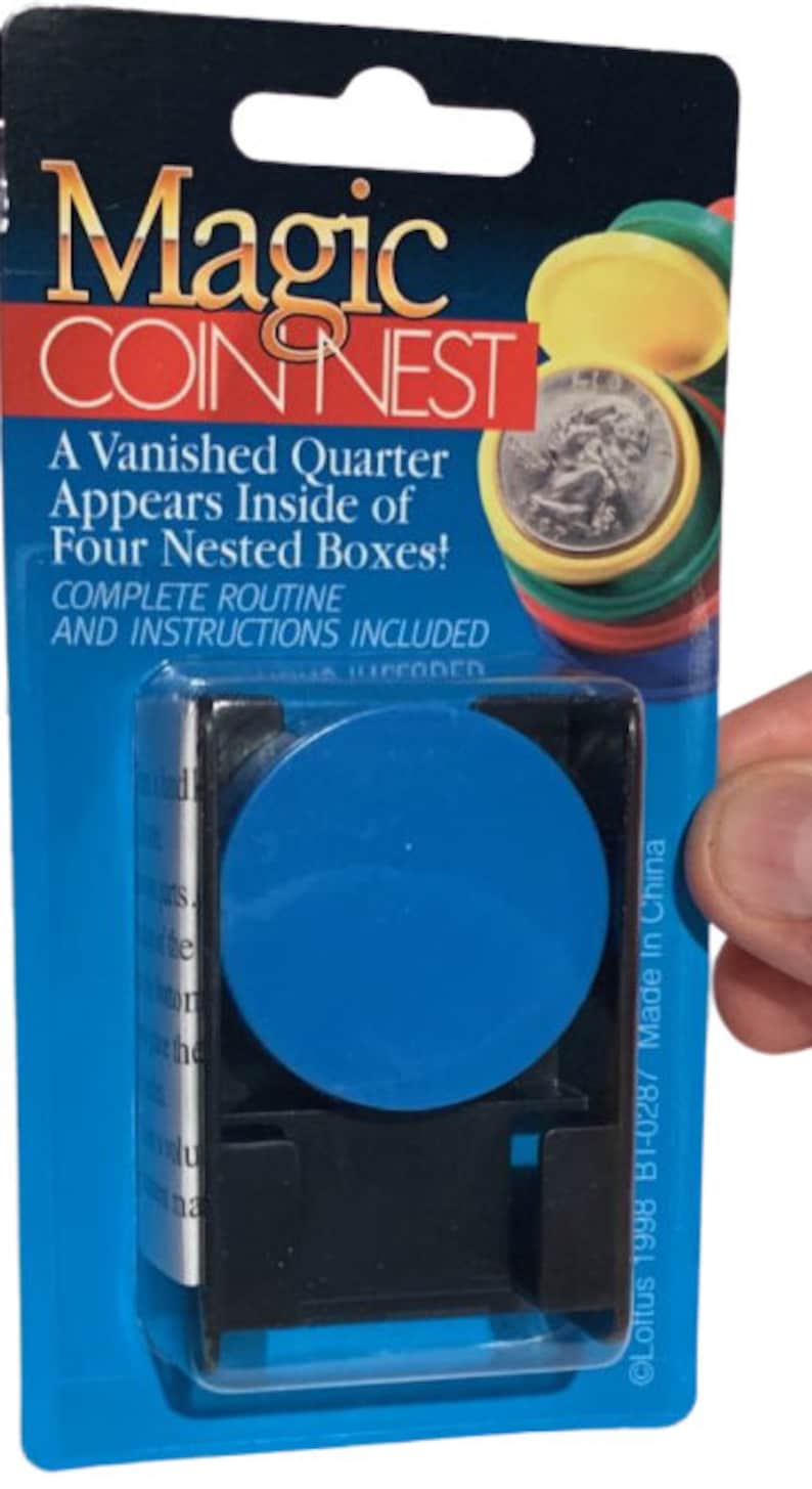 Vintage MAGIC COIN NEST Nesting Trick Set Money Pocket Vanishing ...