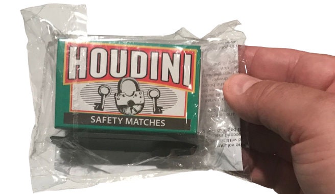 Vintage HOUDINI MATCH BOX Close up Magic Trick Vanishing Appearing ...