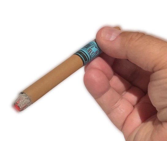 FAKE CIGAR With Real Premium Stogie Band Red Ash Glitter Magic Trick ...