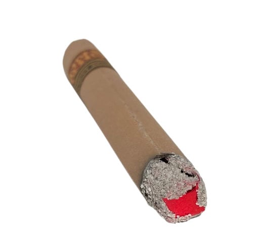 FAKE CIGAR With Real Premium Stogie Band Red Ash Glitter Magic Trick ...