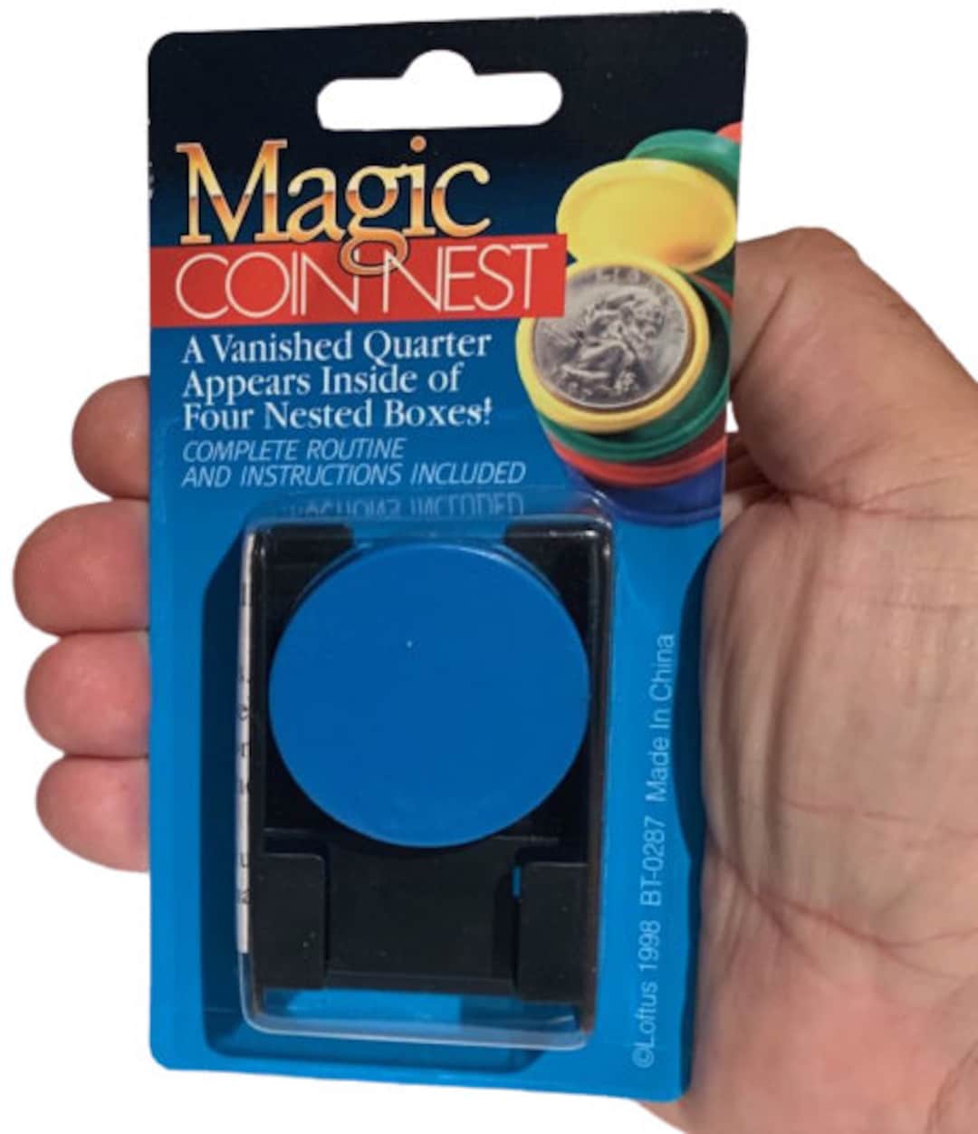 Vintage MAGIC COIN NEST Nesting Trick Set Money Pocket Vanishing ...