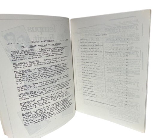 Vintage VENTRILOQUISM of TODAY BOOK Vent Patter Puppet Dummy Training ...