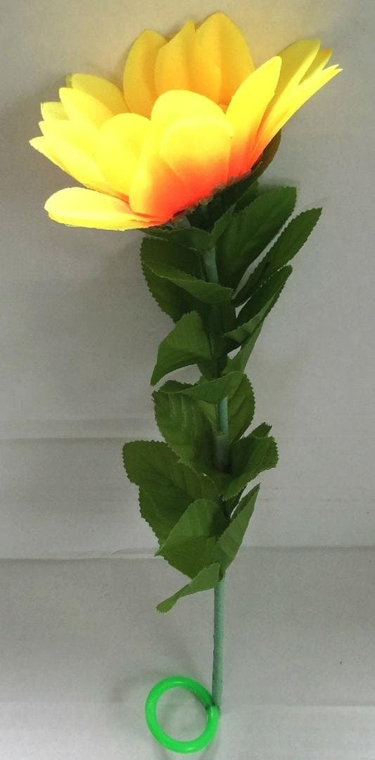 CLOTH DROOPING SUNFLOWER Clown Gag Wilting Comedy Magic Trick Sun ...