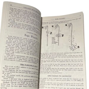 Vintage CONJURING With CHRISTOPHER BOOK Stage Magic Tricks Silk Ropes ...