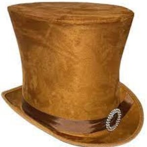 Brown Bell Top Hat - Etsy