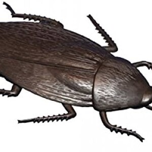 Vintage JUMBO COCKROACH 6" Giant Rubber Fake Bug Prank Joke Gag Funny ...