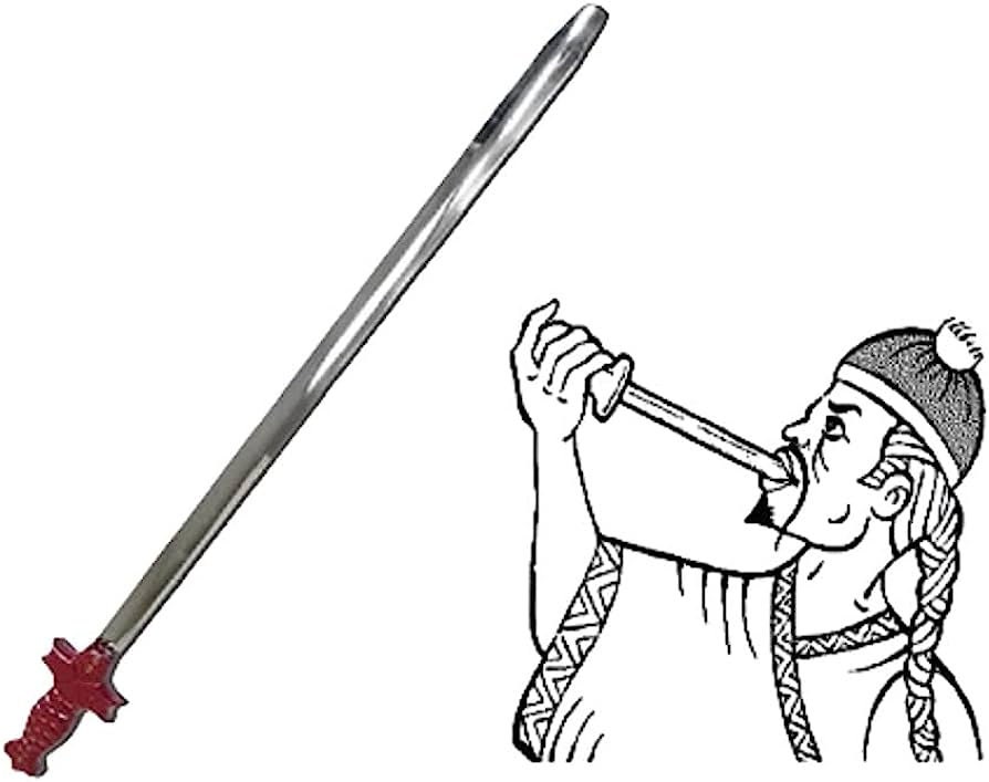 Vintage AMAZING SWORD SWALLOWING Magic Trick Geek Side Show Joke Gag ...