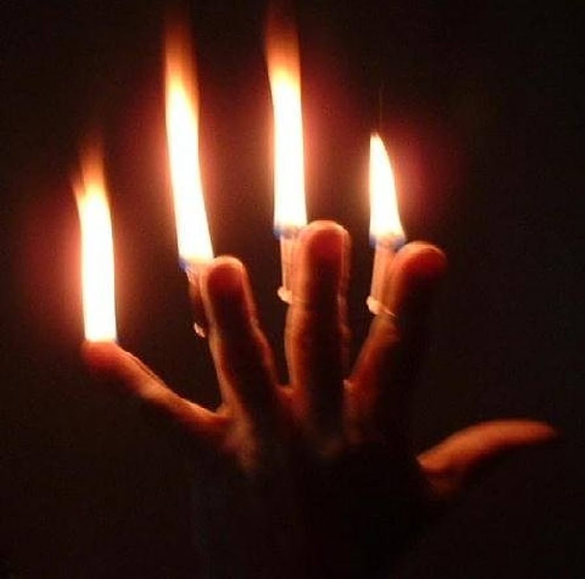 Vintage FLAMES AT FINGERTIPS From Fire Stage Magic Trick Flaming Hot ...