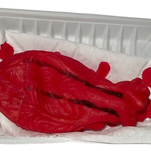 Vintage Bloody Banquet Butcher Shop RUBBER HEART Fake Blood Latex ...