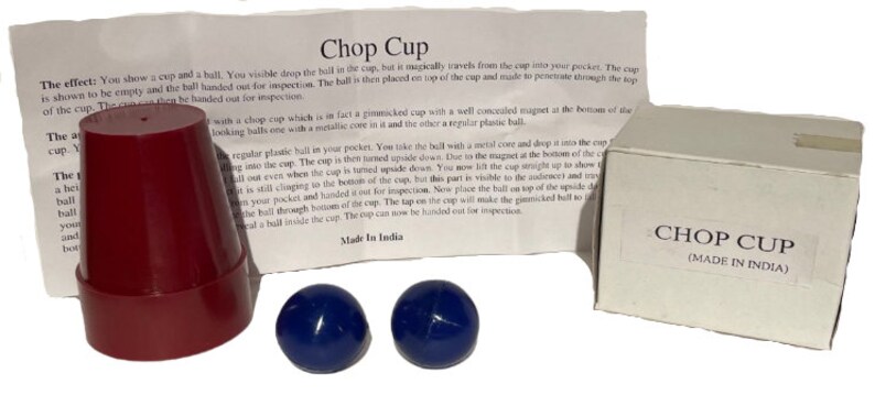 Vintage Plastic MINI CHOP CUP Beginner Close up Pocket Table Magic ...