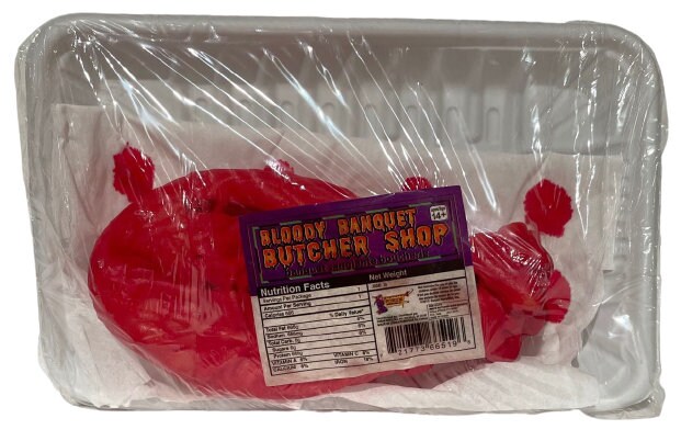 Vintage Bloody Banquet Butcher Shop RUBBER HEART Fake Blood Latex ...