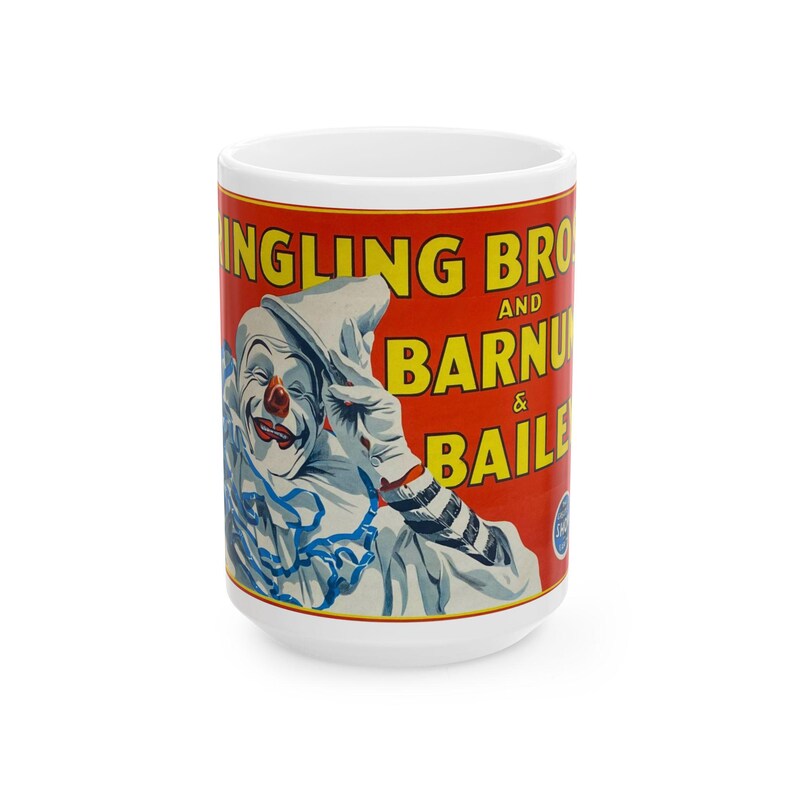 Vintage CIRCUS CLOWN MUG - Fun Coffee Cup, Clown Theme, Perfect Gift ...