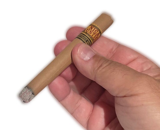 FAKE CIGAR With Real Premium Stogie Band Red Ash Glitter Magic Trick ...