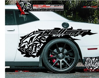 Hellcat vinyl decal | Etsy