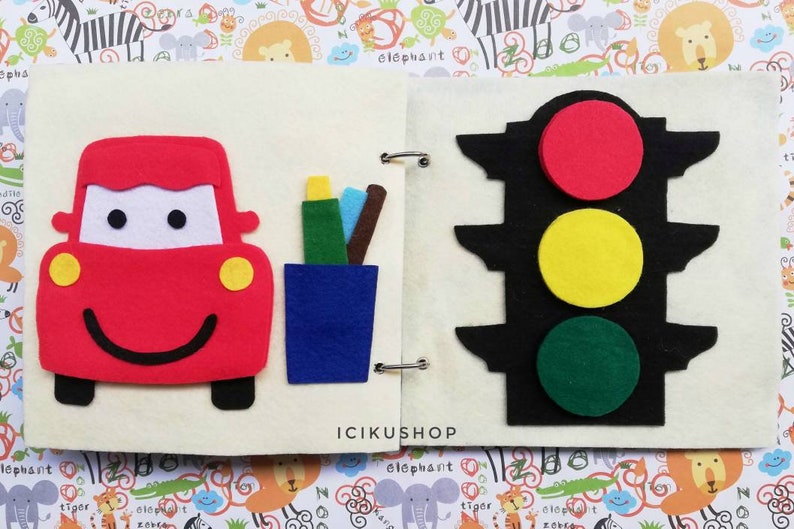 PDF SVG : Transportation Activities Busy Book / Quiet Book - Etsy