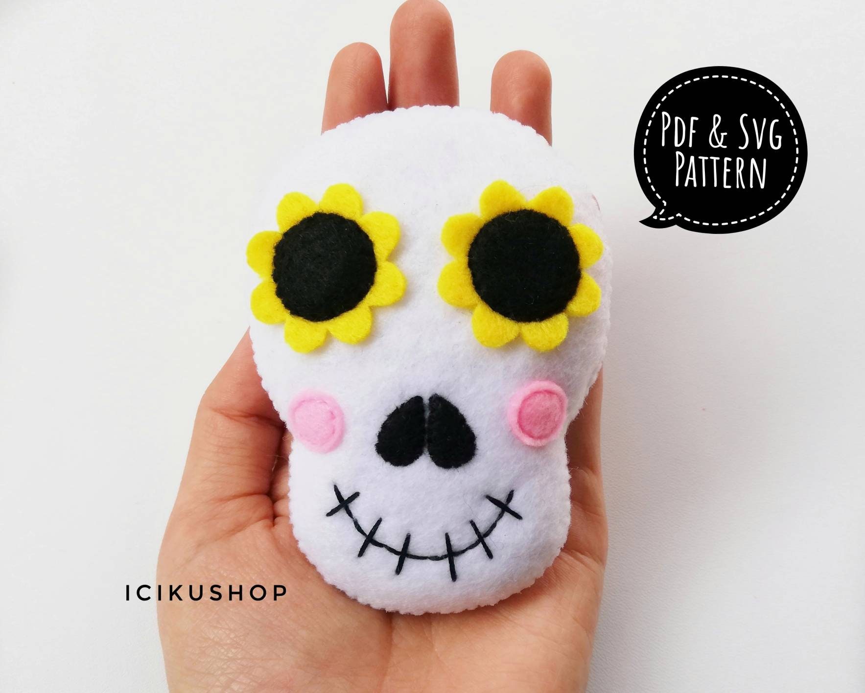 PDF SVG : Set Halloween Doll Ornament Pattern and Tutorial - Etsy