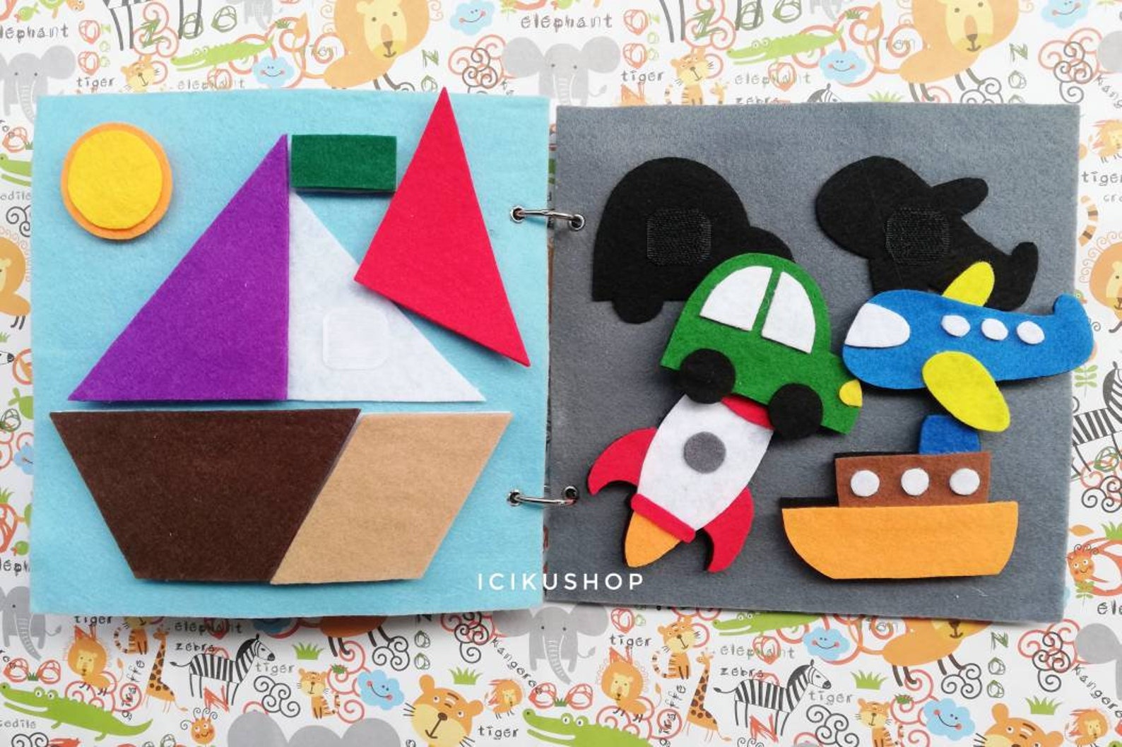 PDF SVG : Transportation Activities Busy Book / Quiet Book - Etsy