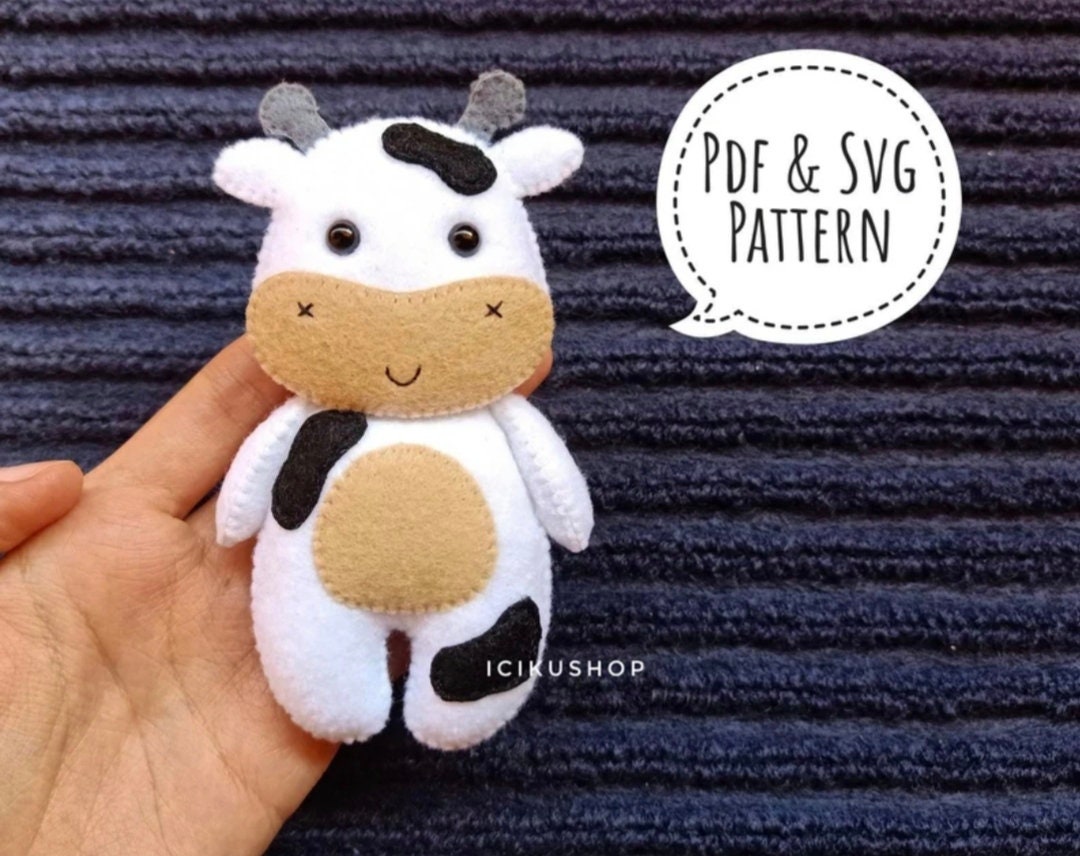 Cow Doll Ornament Pattern and Tutorial - Etsy
