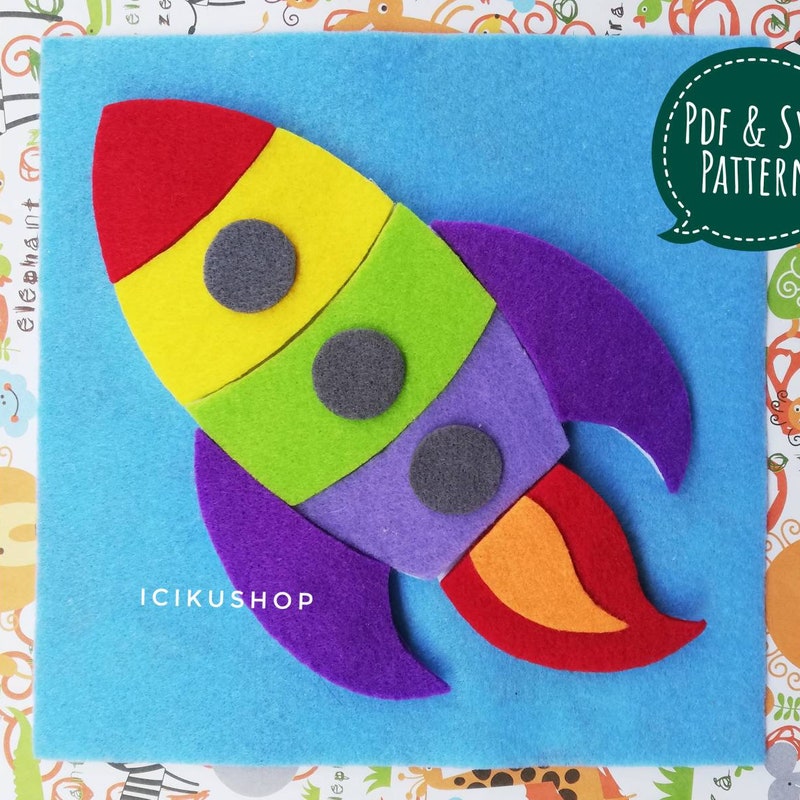 Felt Rocket - Etsy UK