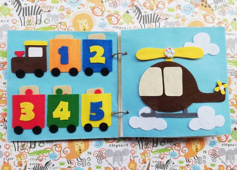 PDF SVG : Transportation Activities Busy Book / Quiet Book - Etsy