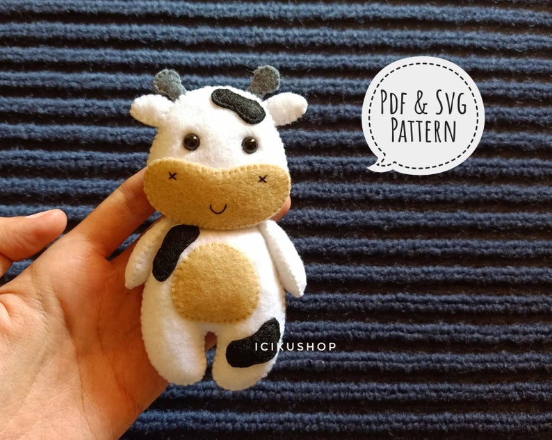 Cow Doll Ornament Pattern and Tutorial - Etsy